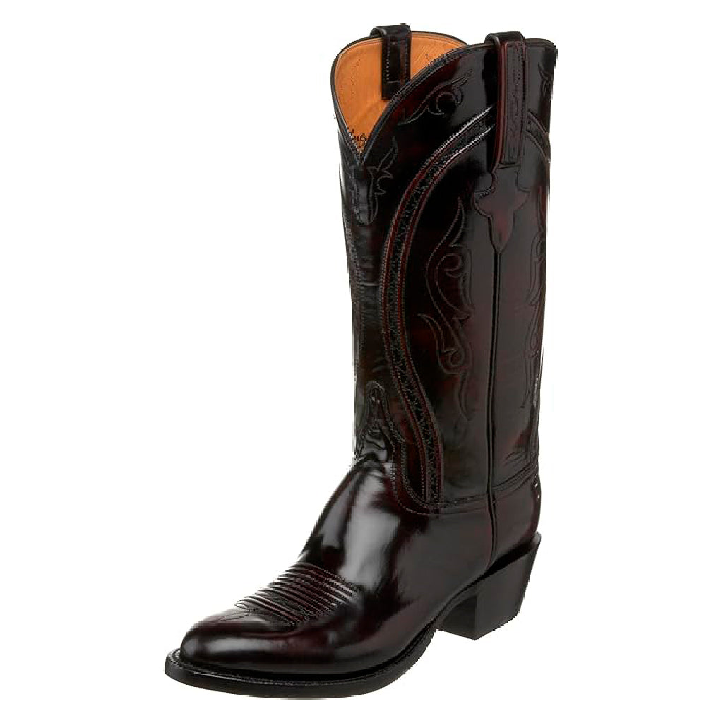 Botas Lucchese Classics L1509.63 Black Cherry Goat – CACTUS ROPES MEXICO