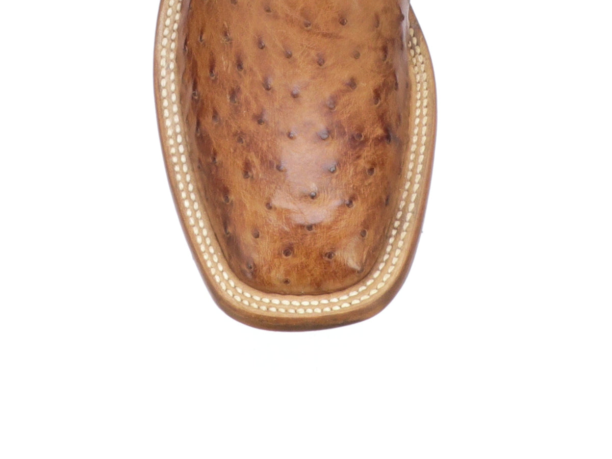 Botas Lucchese Harmon CL1024.W8S Barnwood Ostrich – CACTUS ROPES MEXICO