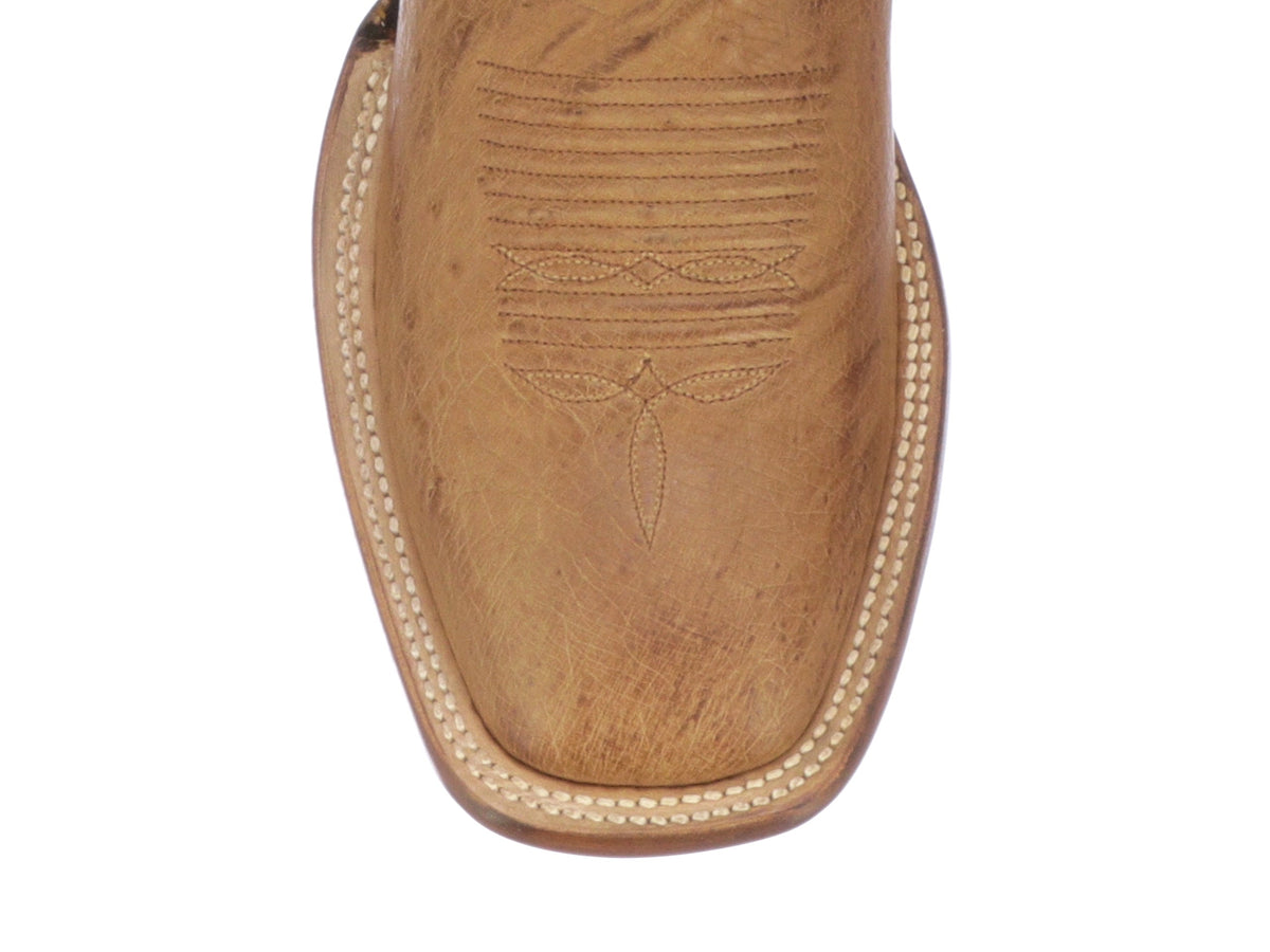 Botas Lucchese Lance CL1028.W8 Barnwood Ostrich – CACTUS ROPES MEXICO