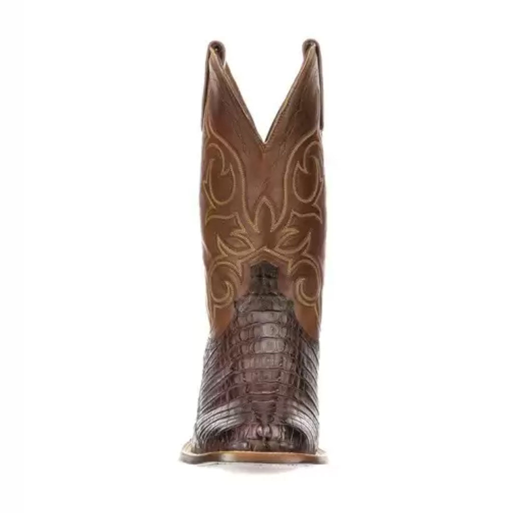 Botas Lucchese Haan CL1036.W8S Brown Caiman – CACTUS ROPES MEXICO