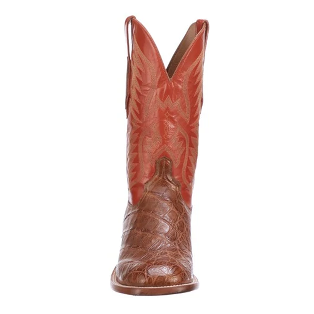 Botas Lucchese Bryan CL1093.W8S Cognac Caiman – CACTUS ROPES MEXICO