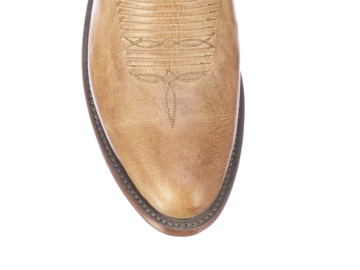 Botas Lucchese Lewis M1008.R4 Tan Cabra – CACTUS ROPES MEXICO