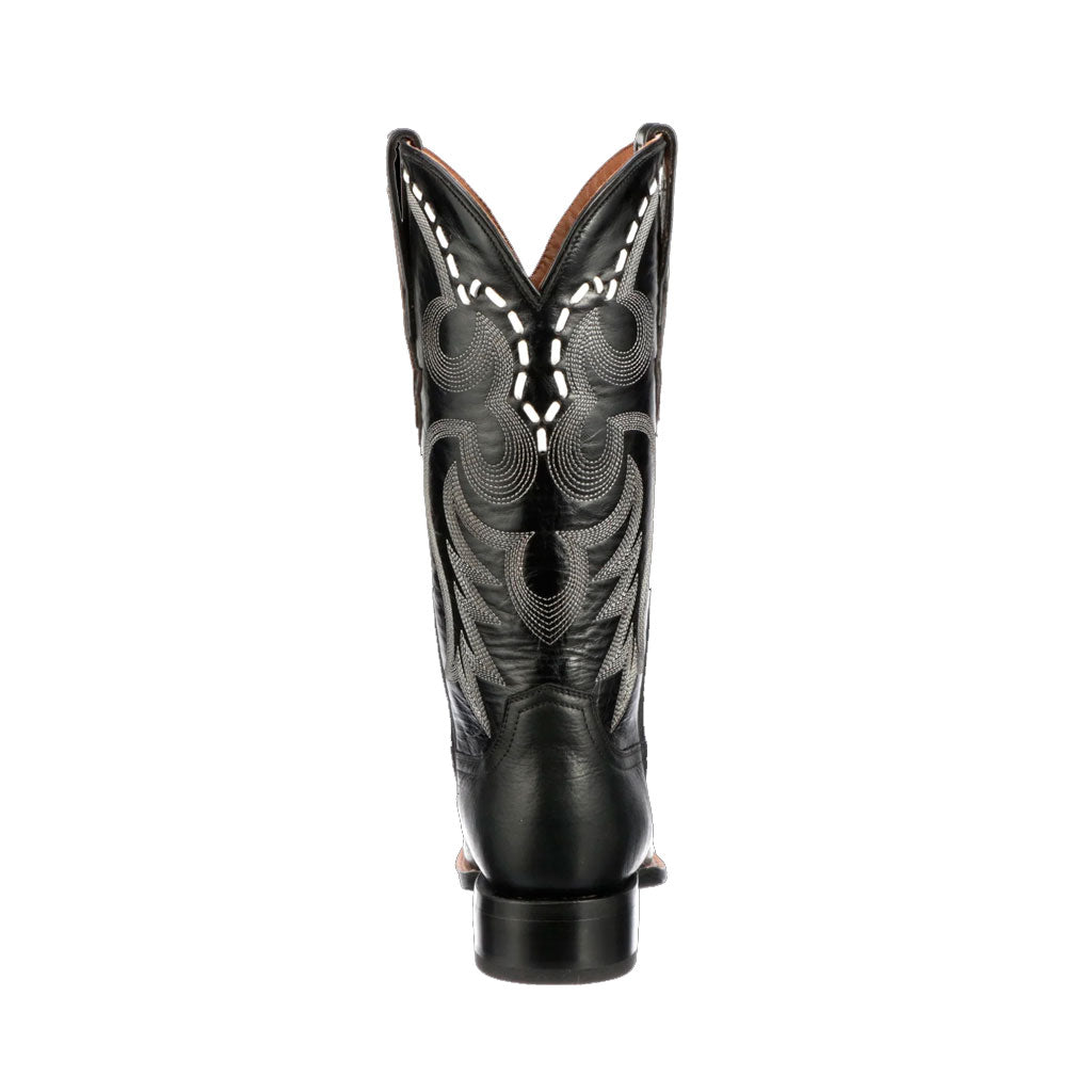 Botas Lucchese Womens Laurel M3792.MF black bov – CACTUS ROPES MEXICO