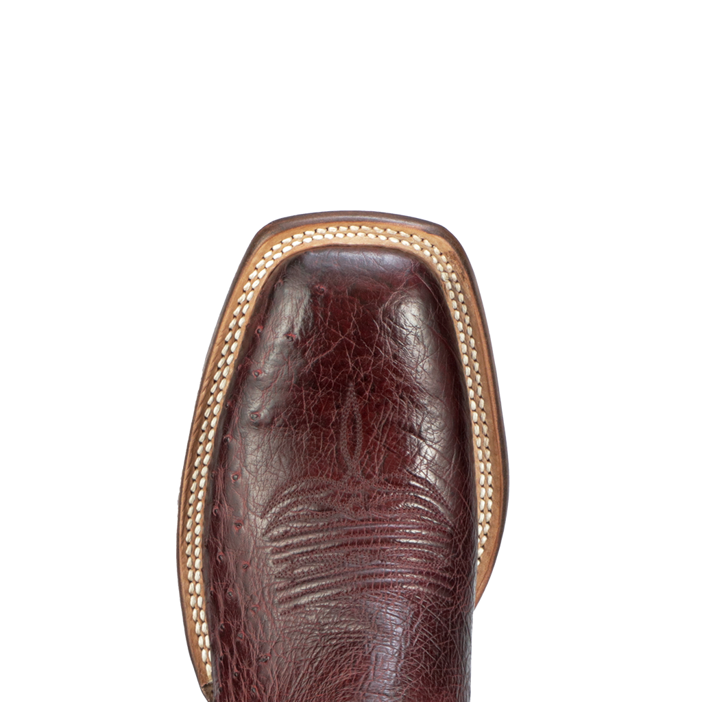 Botas Lucchese Cecil CL1123.Q8 BK Cherry Ostrich – CACTUS ROPES MEXICO